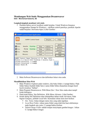 belajar web-statis-dengan-dreamweaver | PDF