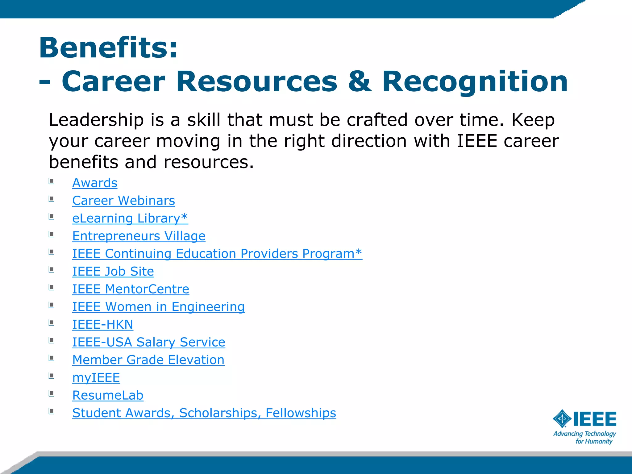 2_Benefits of IEEE Membership and Join IEEE.ppt | Free Download