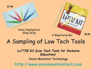 Beth Dichter-LowTechTools | PPT