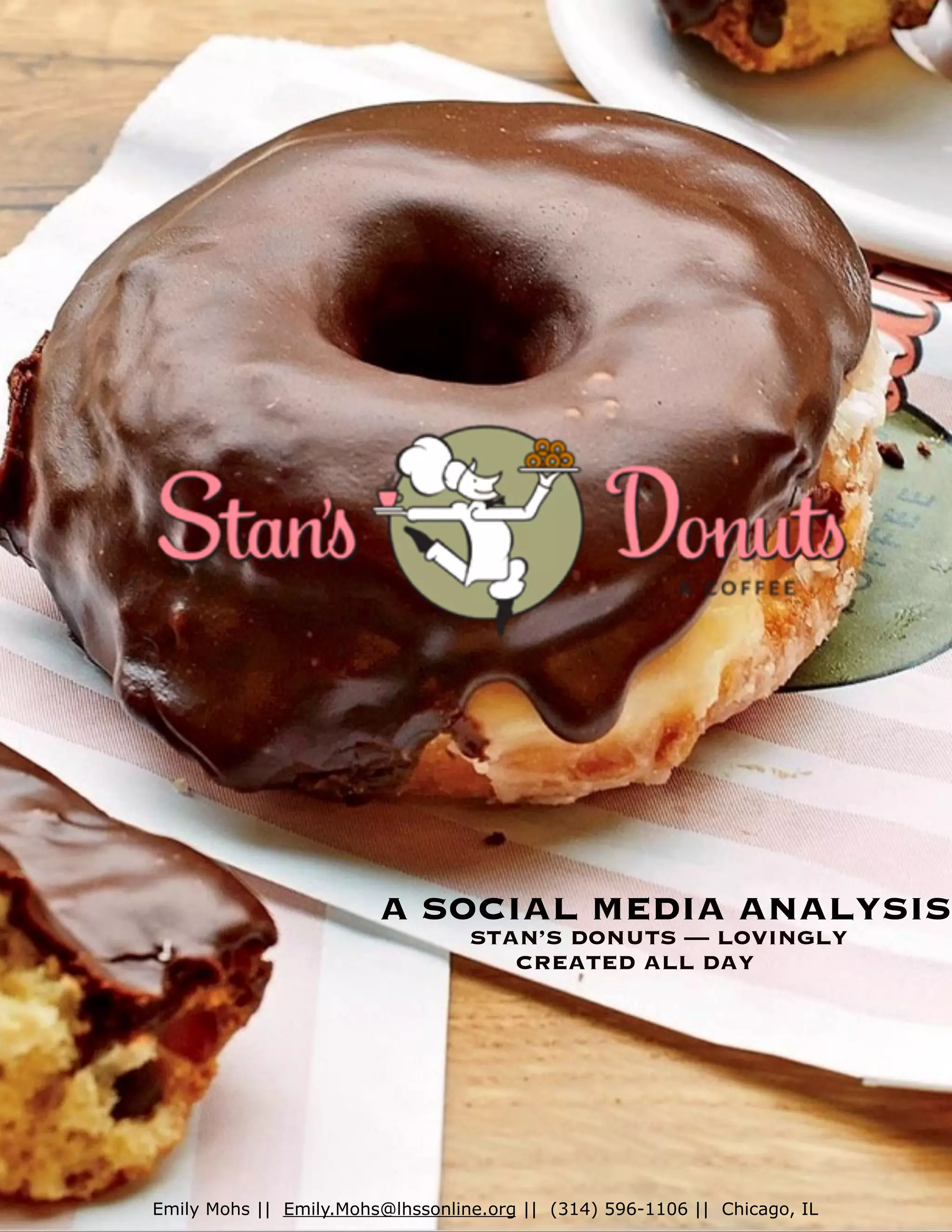 Social Media Midterm - Stan's Donuts | PDF