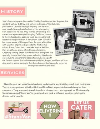 Social Media Midterm - Stan's Donuts | PDF
