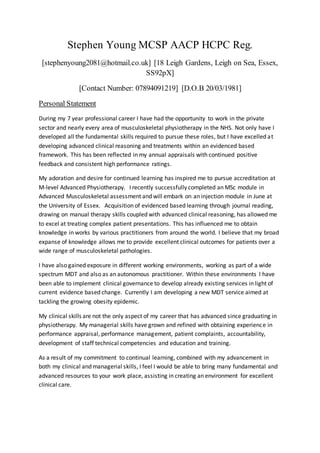 Steve New CV 2014 | PDF