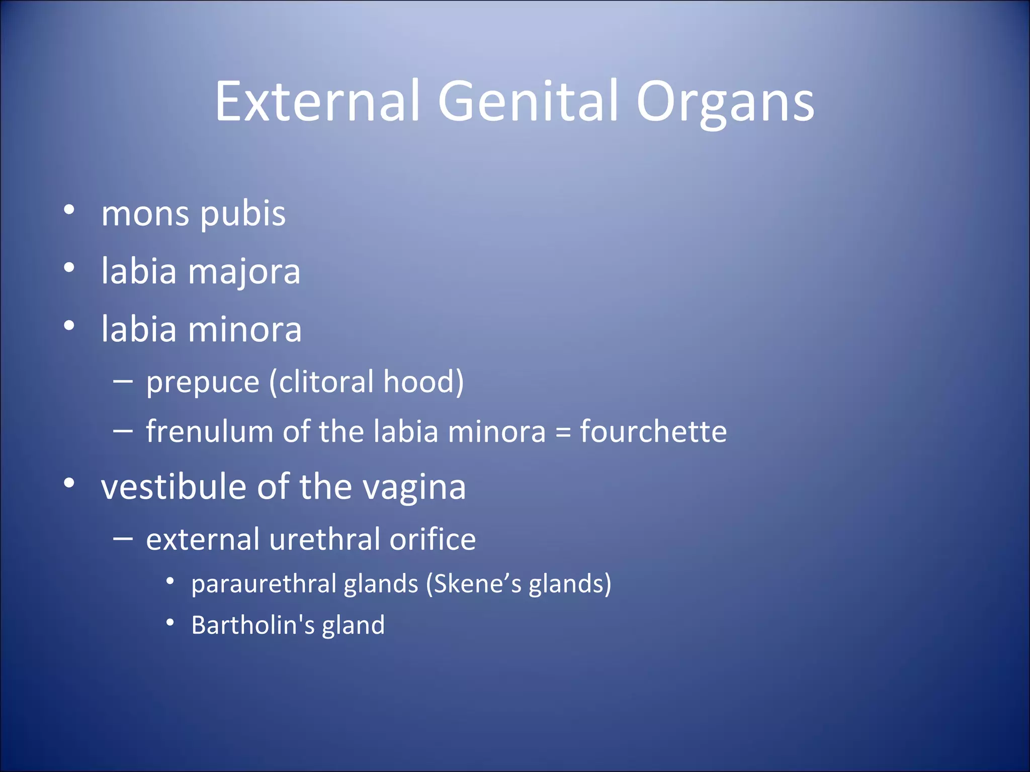 Anatomy of female genital tract | PPT