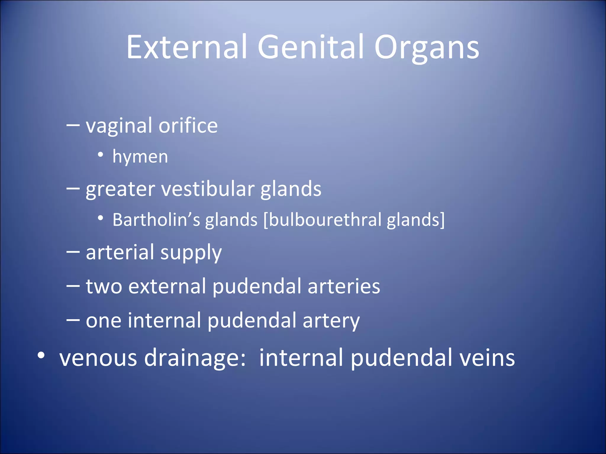 Anatomy of female genital tract | PPT