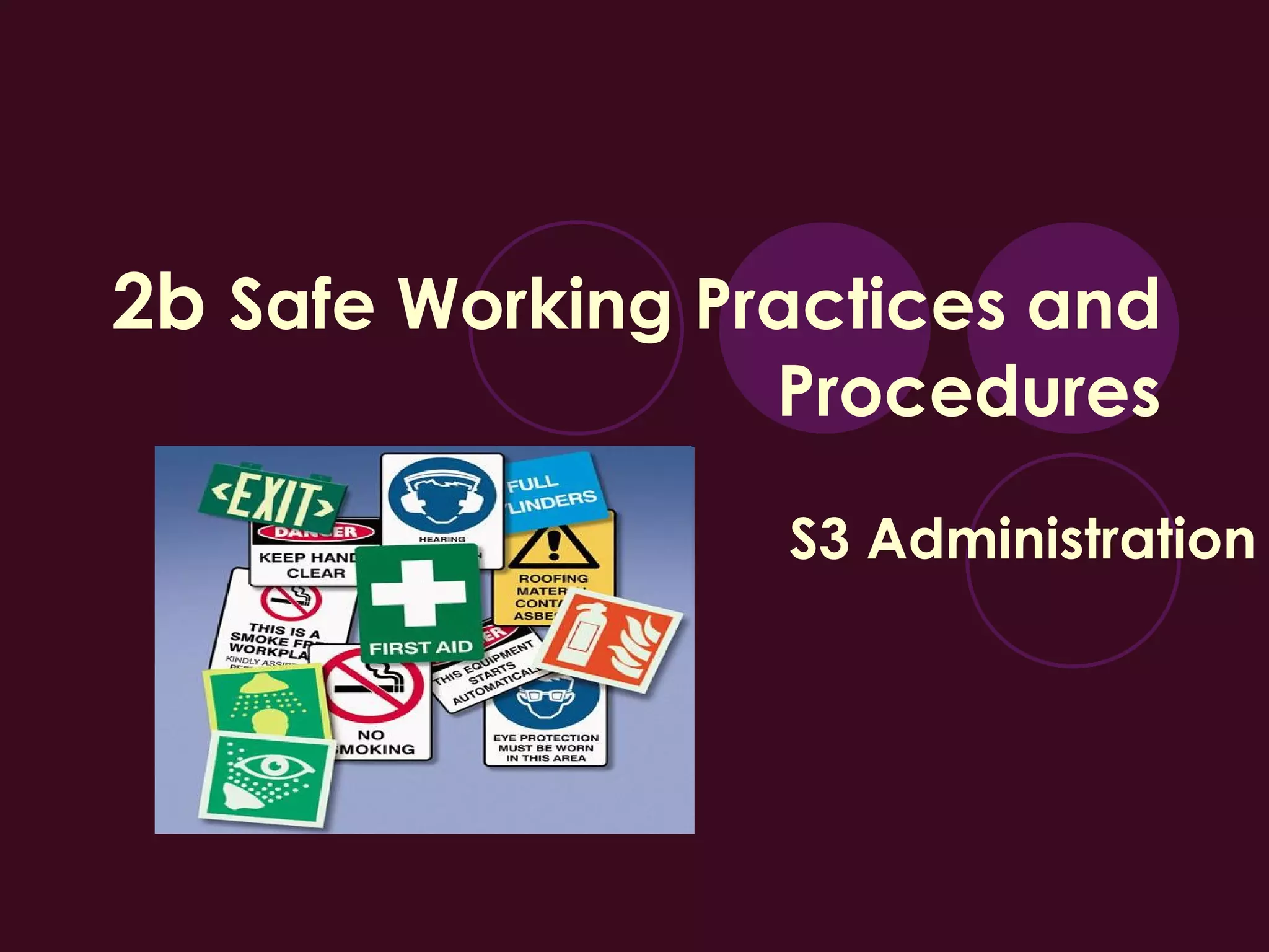 2b Health And Safety | PPT | Injuries | Diseases and Conditions