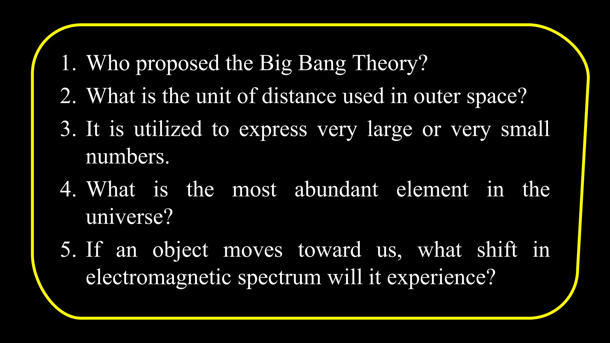 2 BIG BANG THEORY AND PIECES OF EVIDENCE | PPT