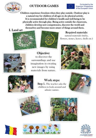 2 Big Outdoor games Project "Let's share our games!" | PDF