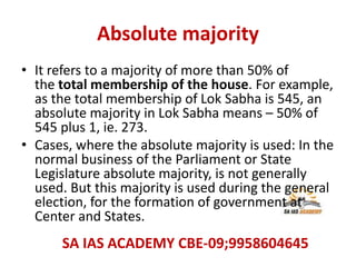 TYPES OF BILLS INTRODUCED IN THE INDIAN PARLIAMENT | PPTX