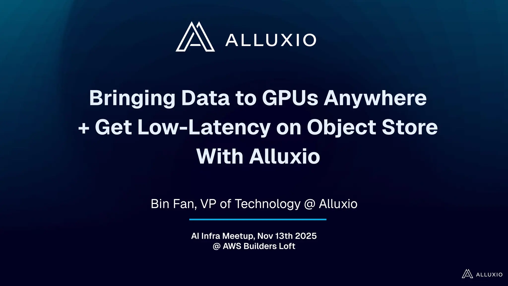 AI/ML Infra Meetup | Bringing Data to GPUs Anywhere + Get Low-Latency on Object Store with ...