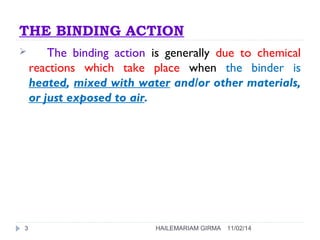 2 binders material | PPT