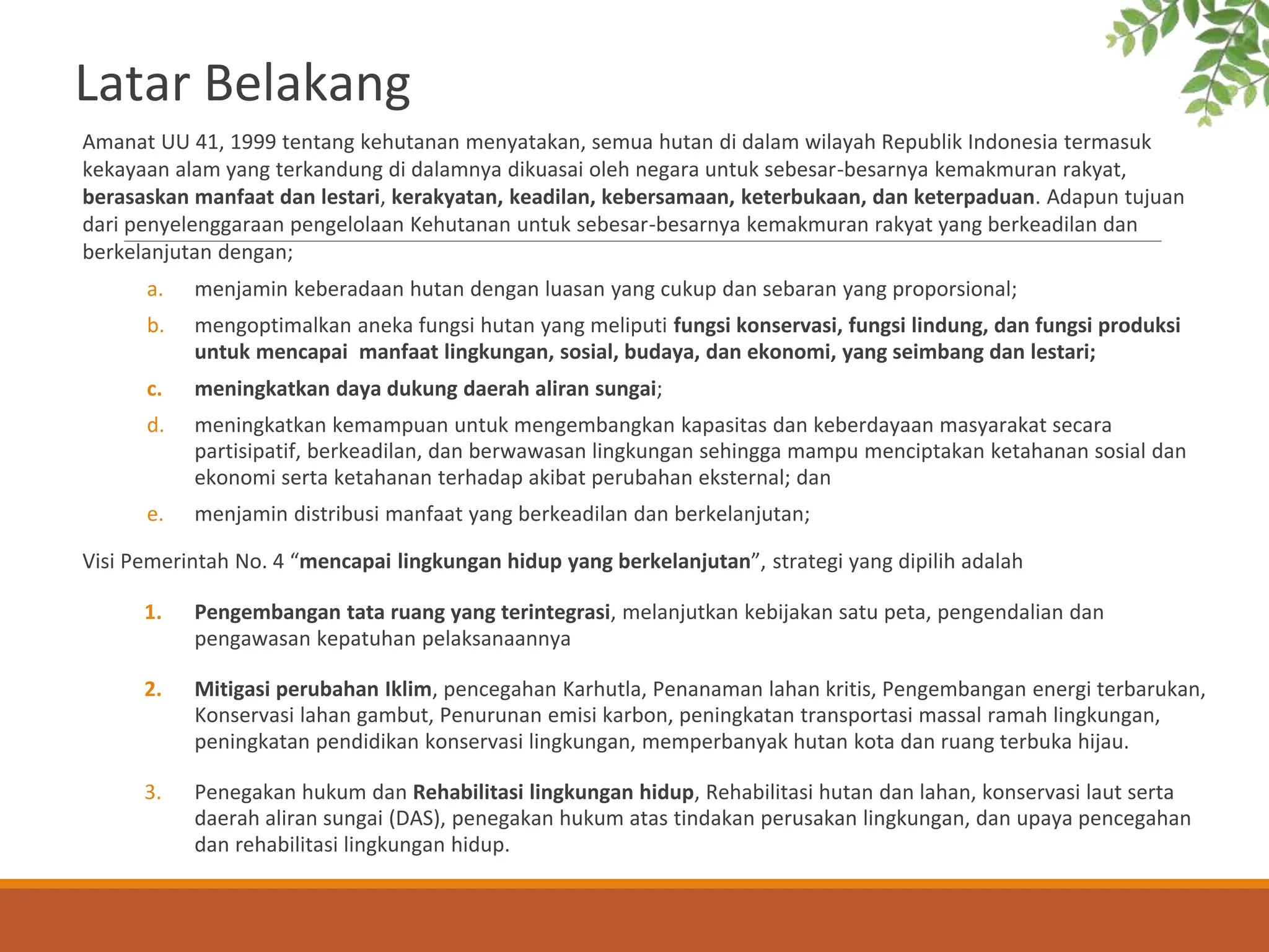 integrated landscape : sebuah pengantar pengarusutamaan pendekatan ...