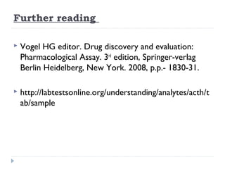 Bioassay of ACTH | PPT