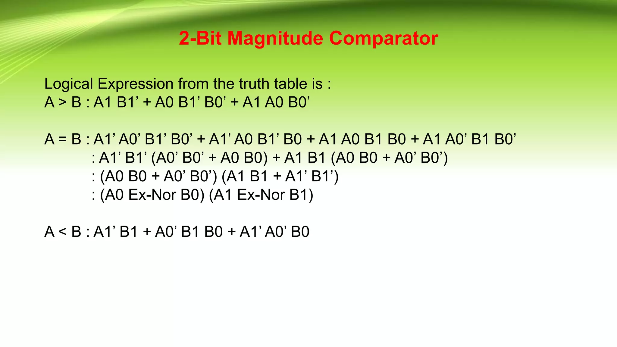 2 bit comparator, 4 1 Multiplexer, 1 4 Demultiplexer, Flip Flops and ...