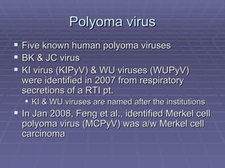 2 bk virus infection post renal transplant | PPT