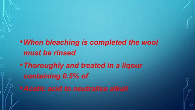 textile bleaching | PPTX | Candle and Soap Making | Arts and Crafts