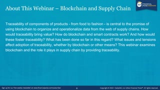 Blockchain and Supply Chain | PDF