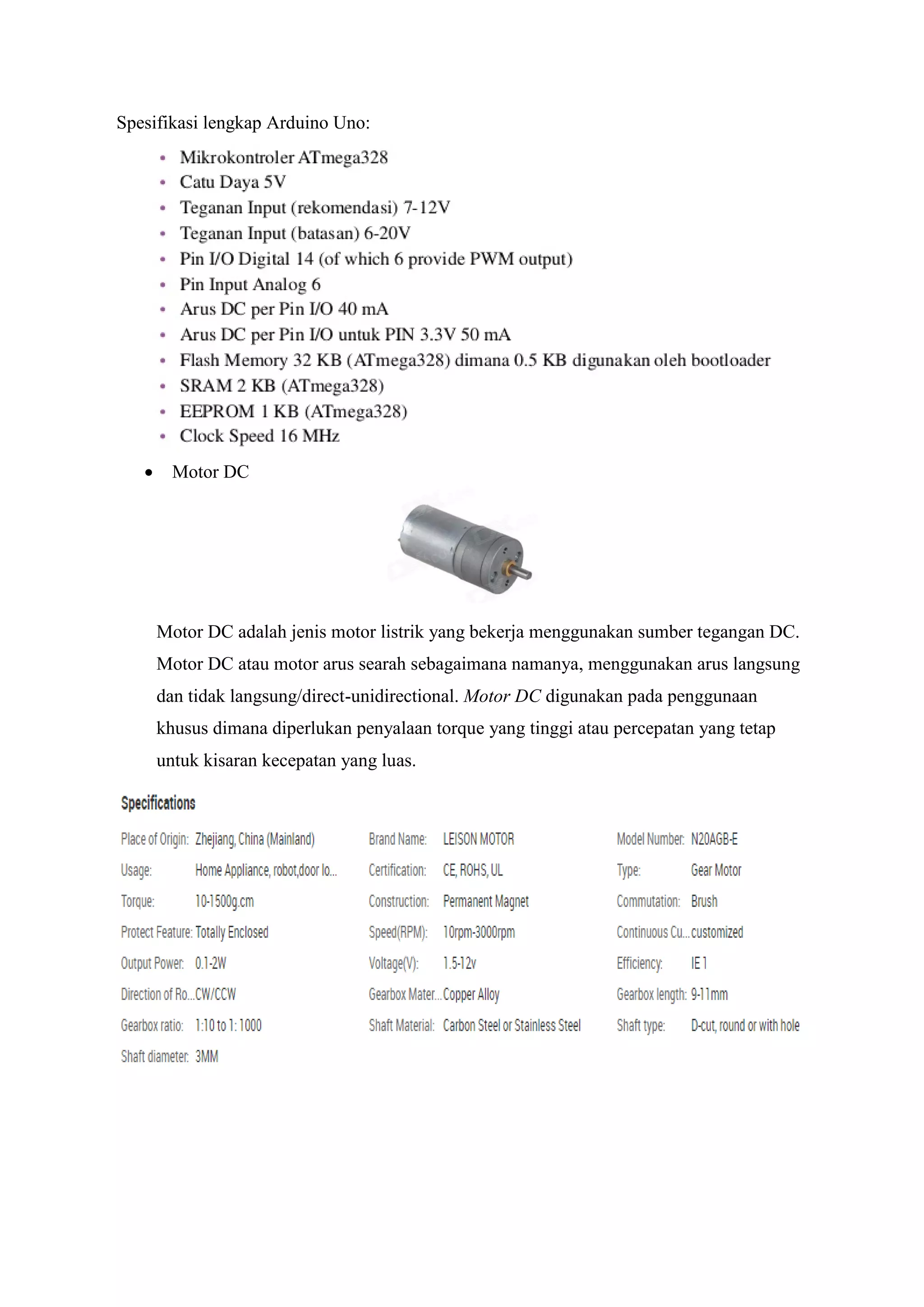 SISTEM KENDALI PID UNTUK KECEPATAN MOTOR DC BERBASIS ARDUINO DENGAN ...