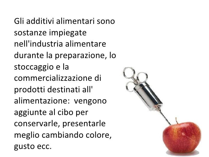 Additivi alimentari