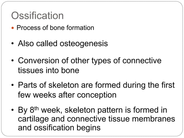 general anatomy and development of bones | PPTX | Bone and Joint Conditions | Diseases and ...