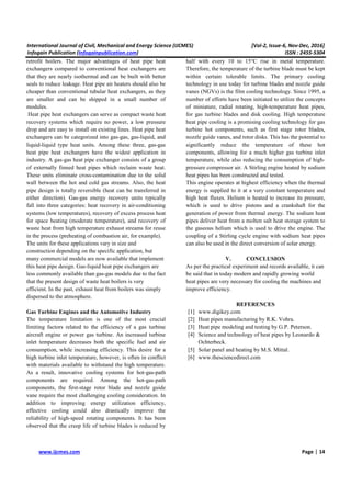 boosting energy of solar panel using heat pipes | PDF | Chemistry | Science