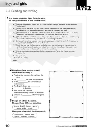 Can Do 2 Boys and girls | PDF