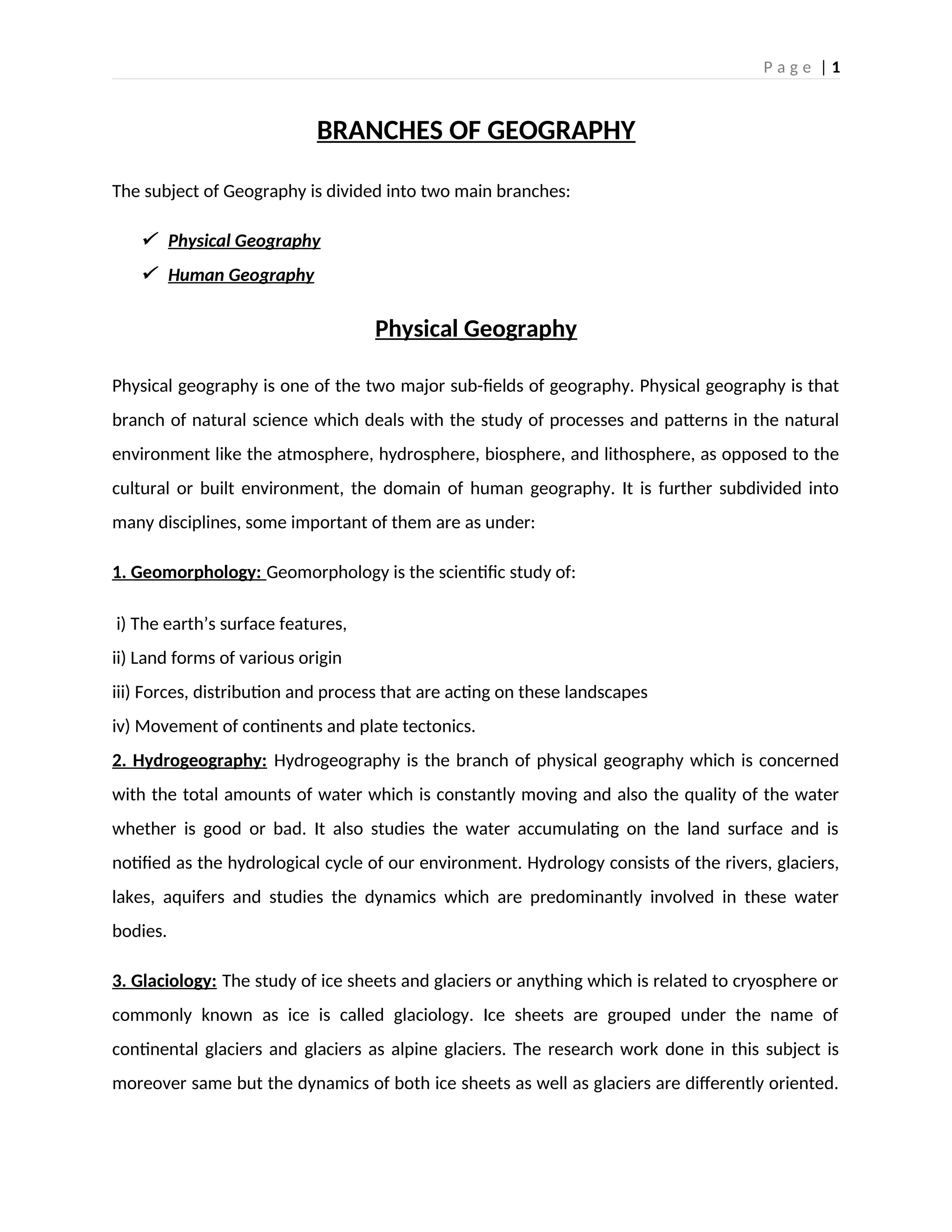 Lecture 1 Unit 2. BRANCHES OF GEOGRAPHY.docx