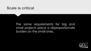 The value of small-scale development & how to enable it - Brian Falk | PPT