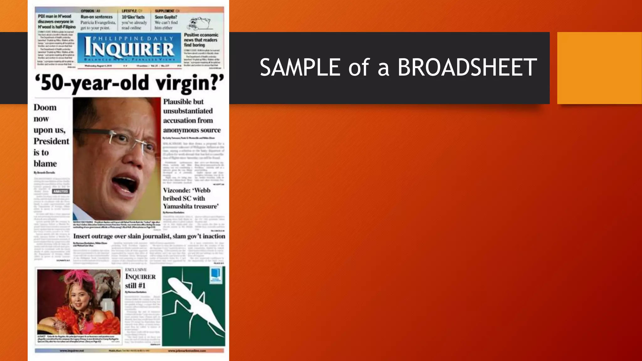 Newspaper Layout and Parts | PPTX