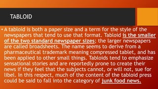 Newspaper Layout and Parts | PPTX