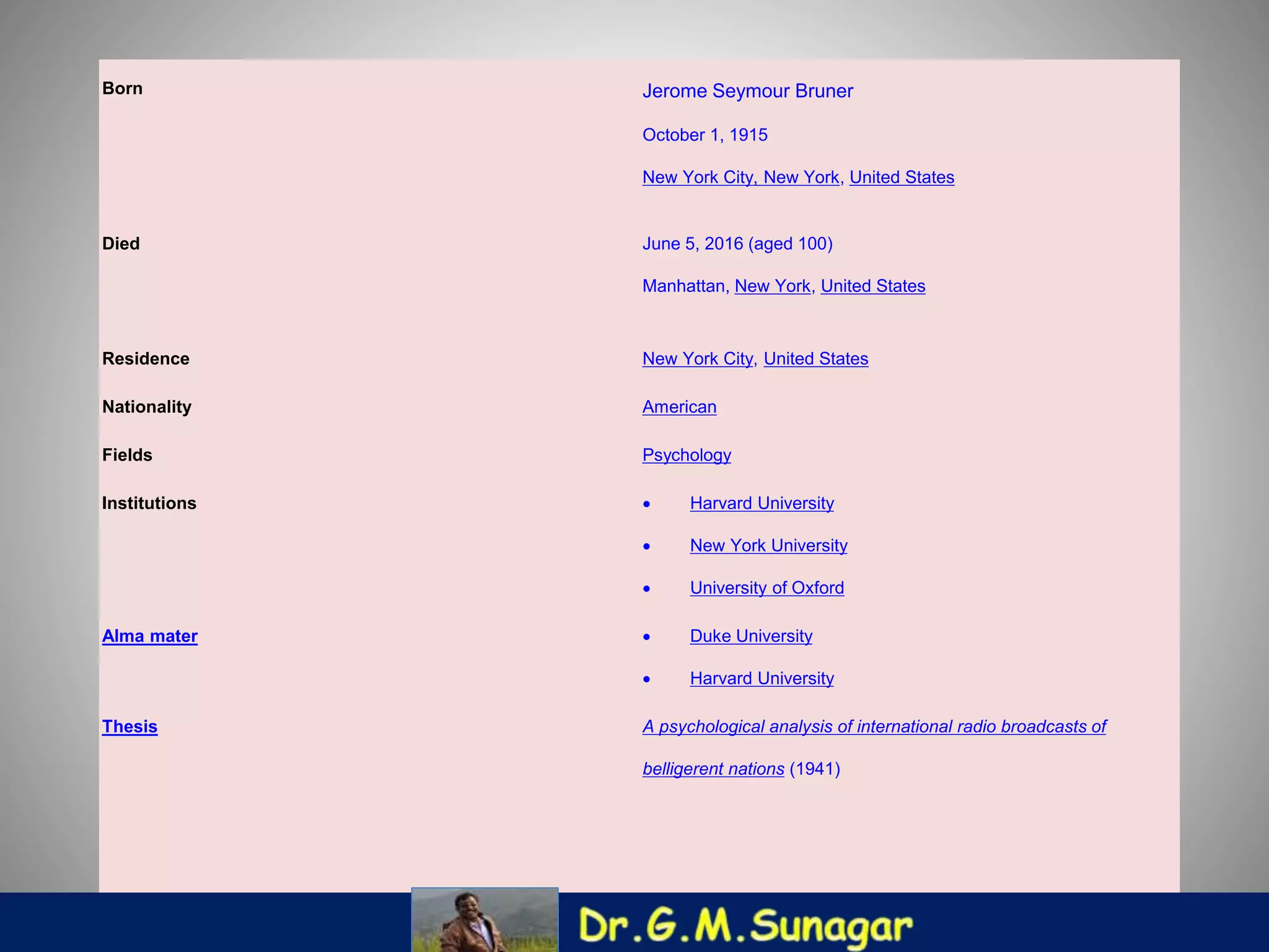 BRUNER’S THEORY OF COGNITIVE DEVELOPMENT | PPTX