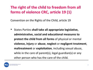 Esa Iivonen: A child rights-based approach to ending violence against ...