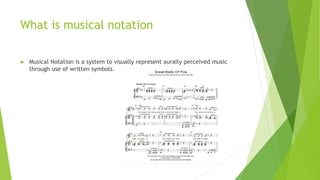 Music theory lesson 2 Musical notation part 1- lines used in music | PPTX