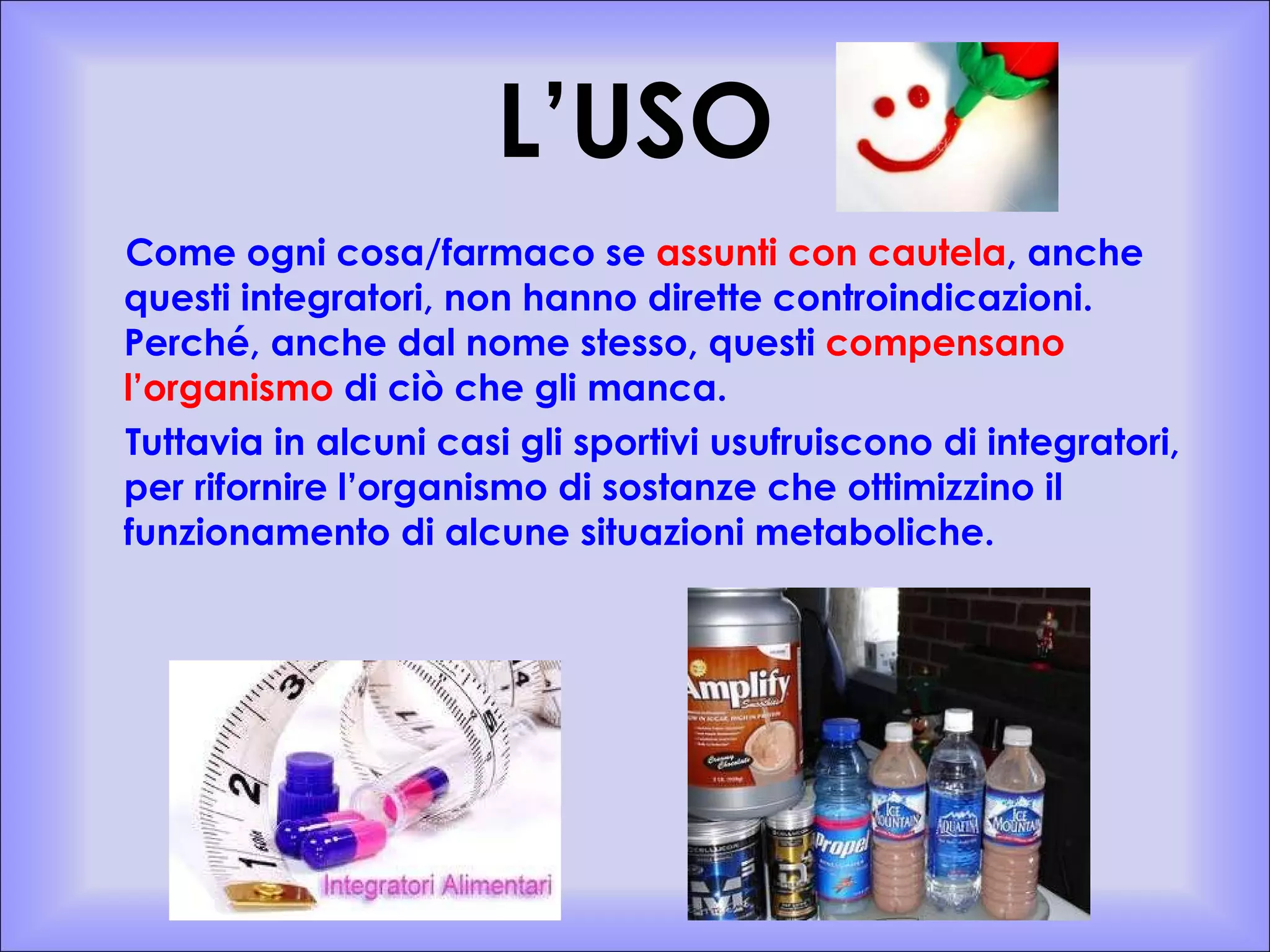 Integratori alimentari | PPT