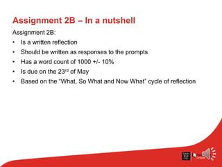 Assignment 2B | PPTX