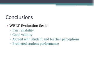 Evaluating Web-Based Learning Tools | PPT