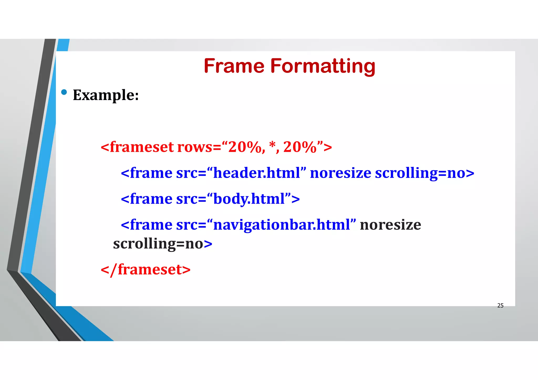2b. Web Technology HTML Basics-2 | PDF