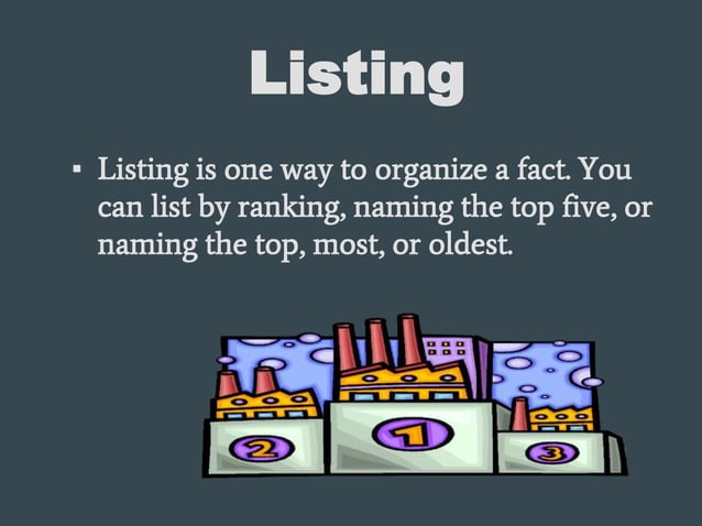 2c. Sharing Interesting Facts - Listing | PPT