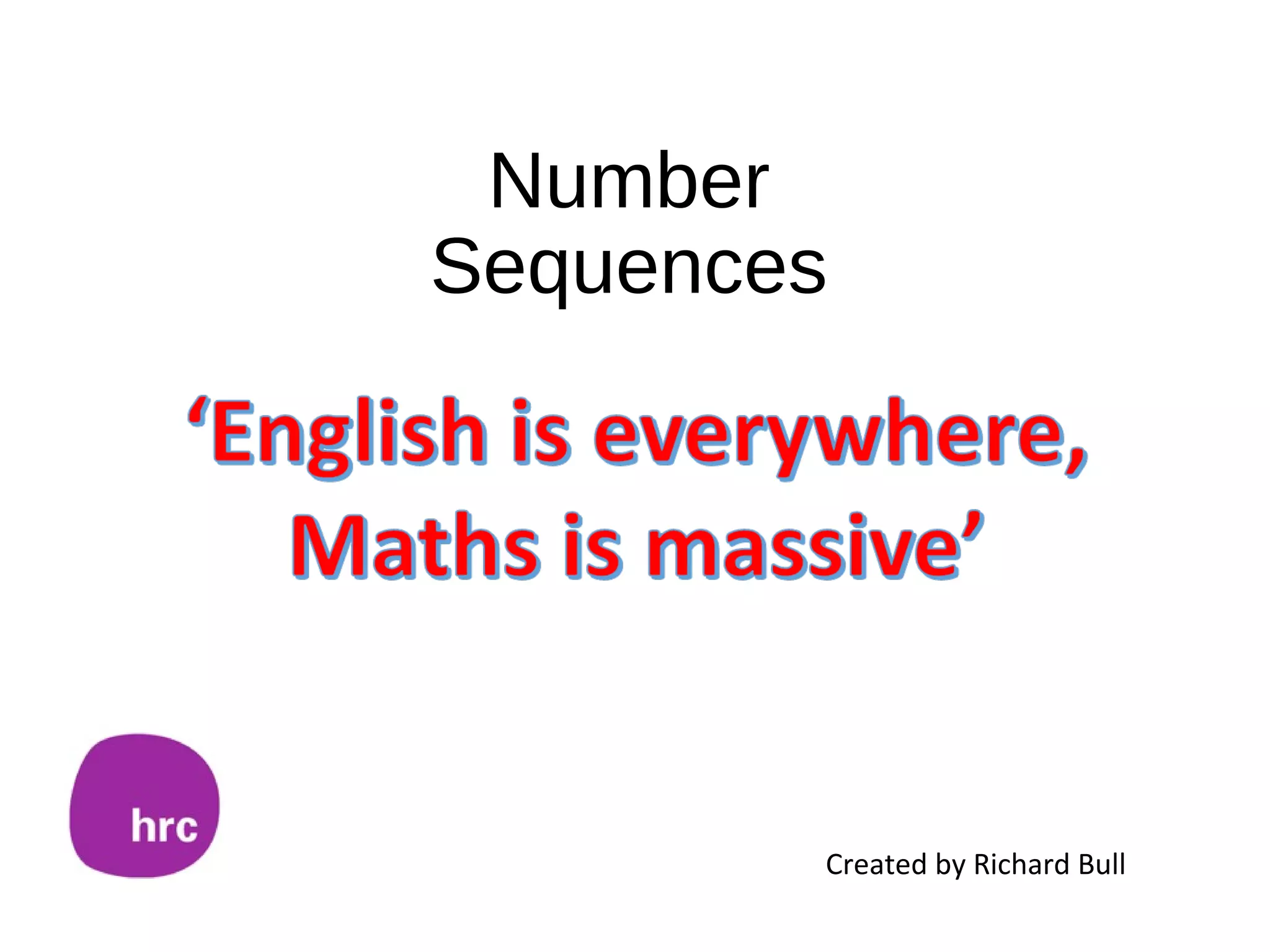2c. number sequences | PPT
