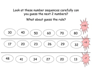 2c. number sequences | PPT