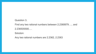 2c. Pedagogy Of Mathematics (part Ii) - Real Numbers (ex 2.3) | Ppt