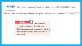 2c. Pedagogy Of Mathematics (part Ii) - Real Numbers (ex 2.3) | Ppt