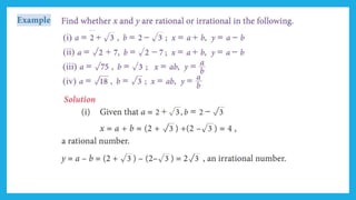 2c. Pedagogy Of Mathematics (part Ii) - Real Numbers (ex 2.3) | Ppt