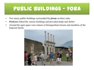 2c.6 public buildings – basilicas, temples, fora, theatres, palaestra ...