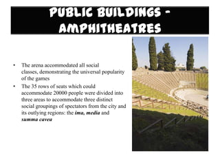 2c.6 public buildings – basilicas, temples, fora, theatres, palaestra ...