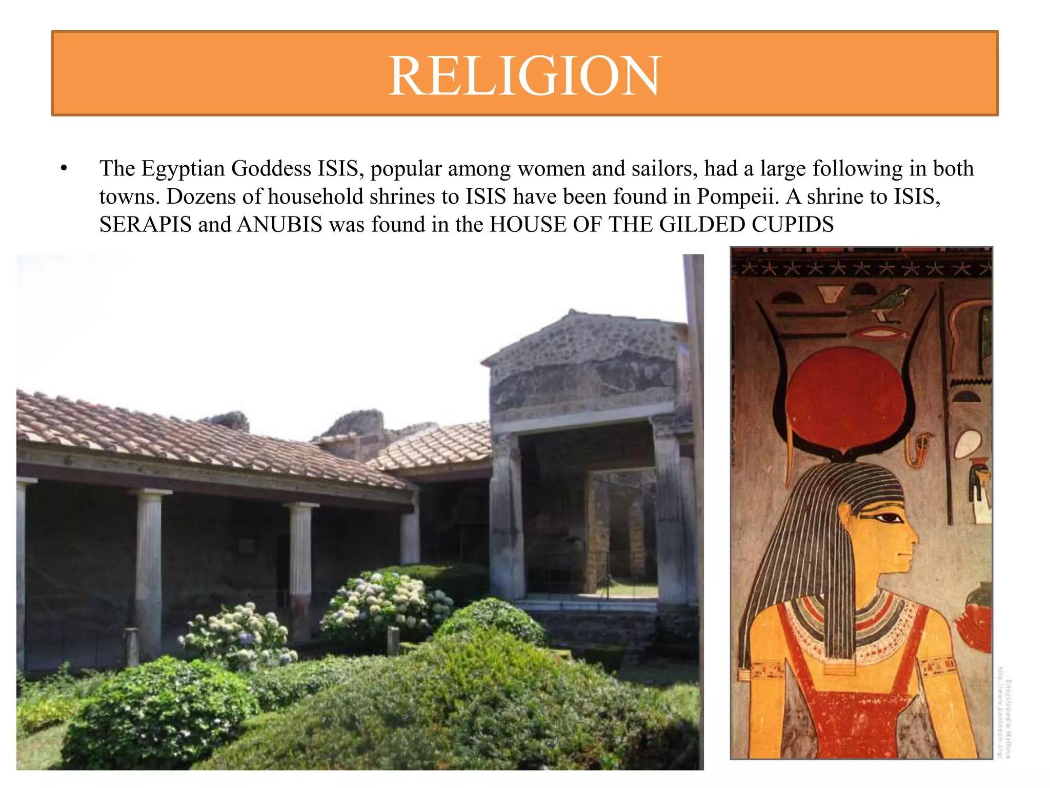 2c.8. foreign influences in pompeii art architecture & religion | PPT