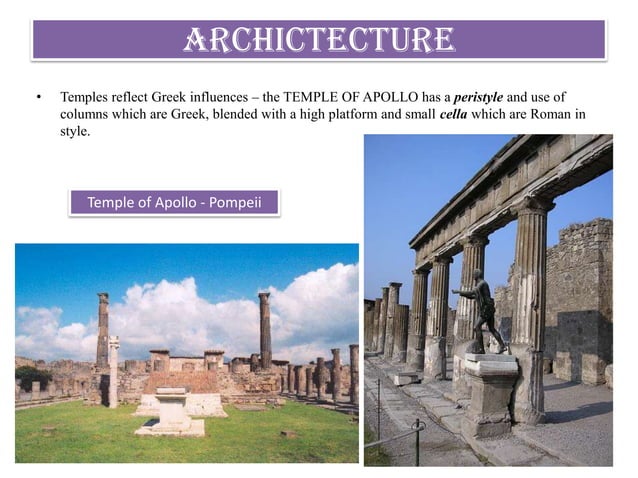 2c.8. foreign influences in pompeii art architecture & religion | PPT