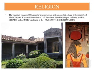 2c.8. foreign influences in pompeii art architecture & religion | PPT