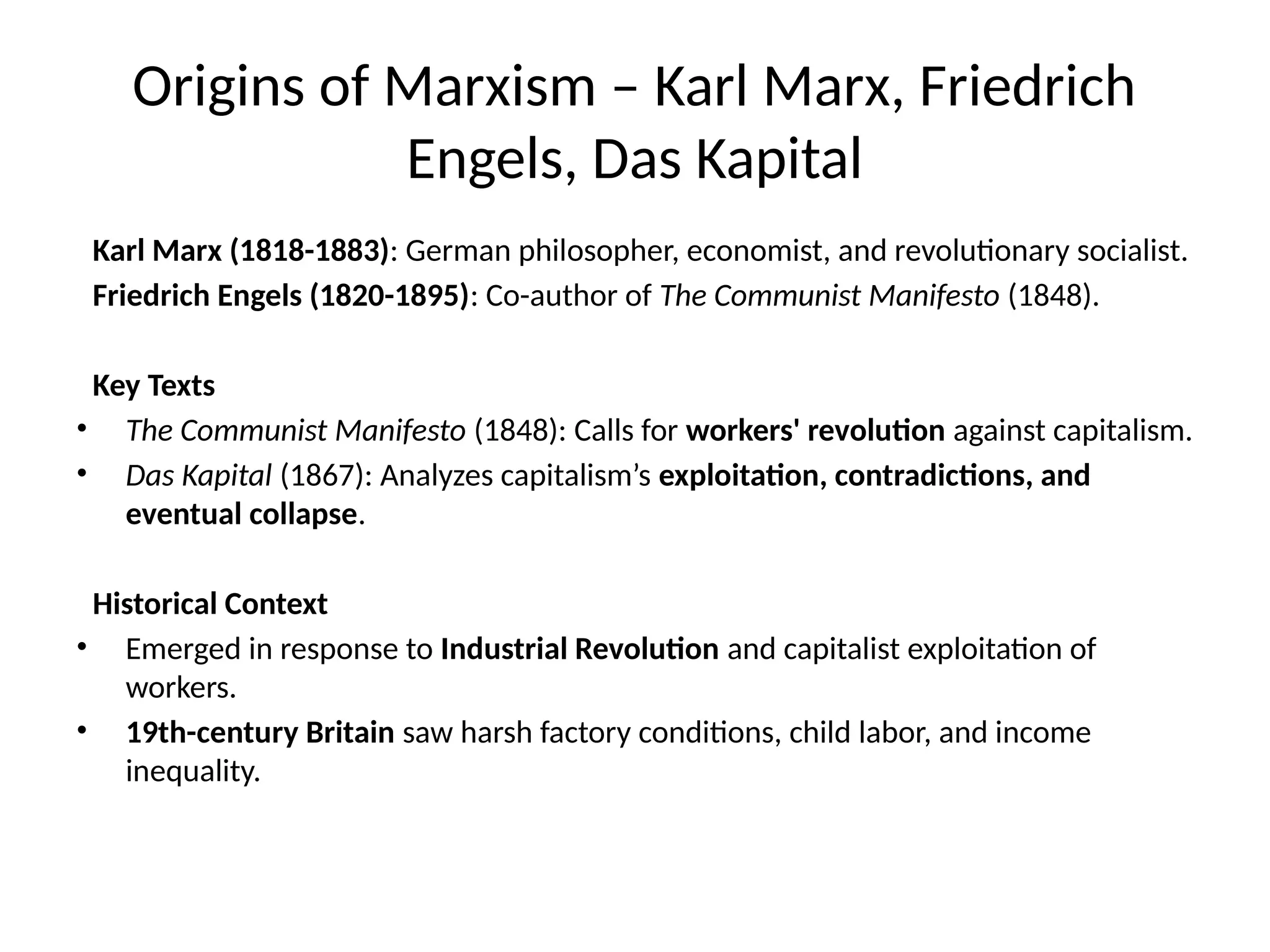Marxism (international political economy) | PPTX