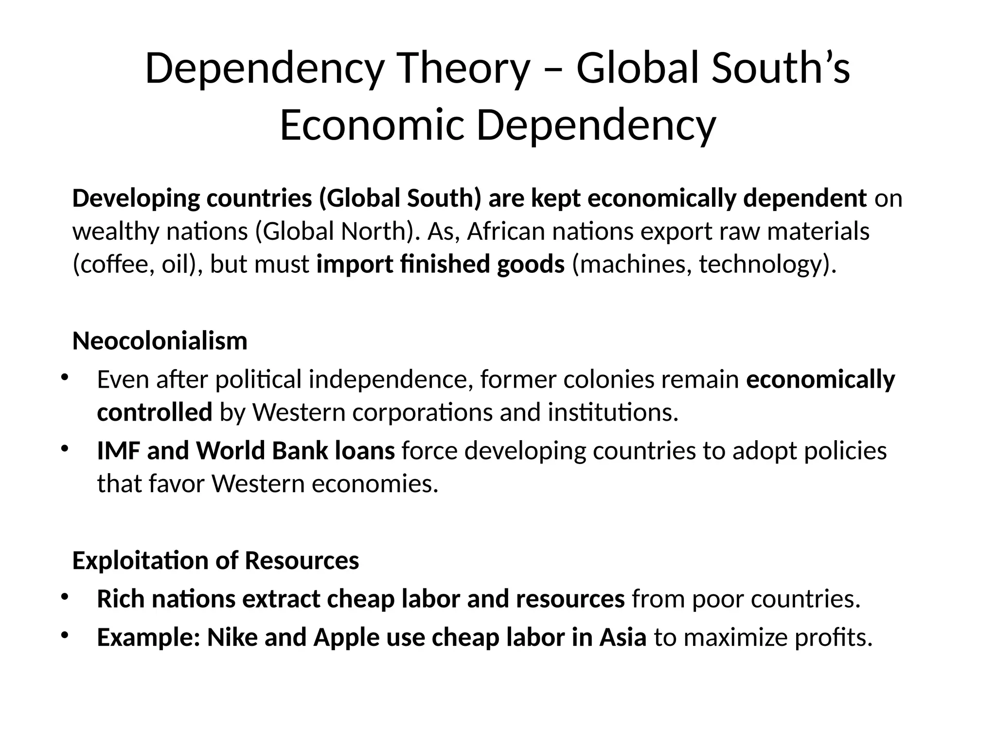 Marxism (international political economy) | PPTX