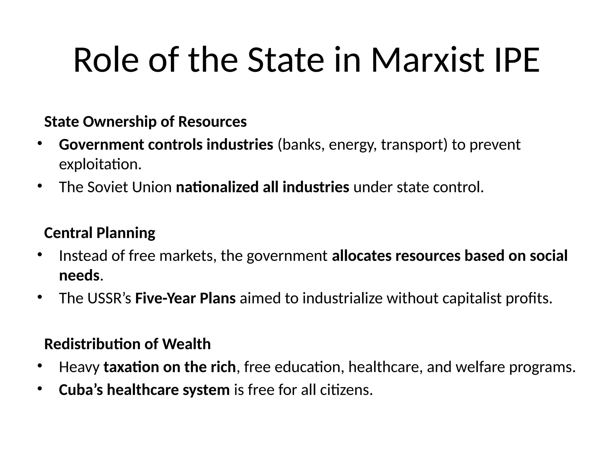 Marxism (international political economy) | PPTX